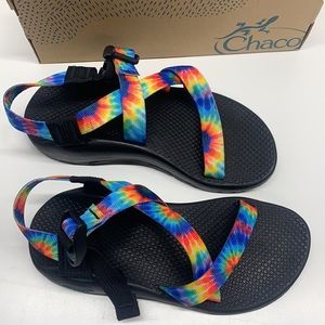 Chaco | Shoes | Chaco Z Classic Sandal Outdoor Hiking Shoes Tie Dye ...